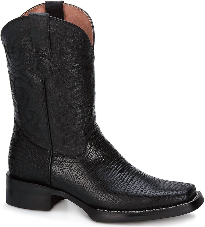 Forastero Men's Western Cowboy Leather Boots In Black - ShopStyle