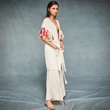 Mónica Cordera - Monica Cordera Lena Vest - Unique size - Red/Yellow ...