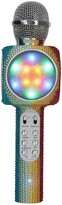 WIRELESS EXPRESS Sing-along Rainbow Bling Karaoke Microphone ...