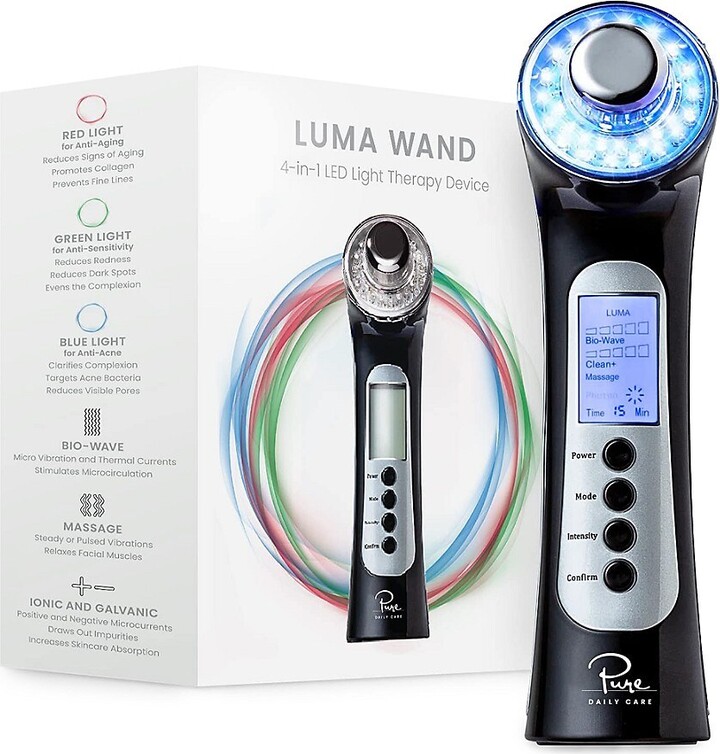 Pure Daily Care Luma Wand 4-In-1 LED Light Therapy Device - ShopStyle