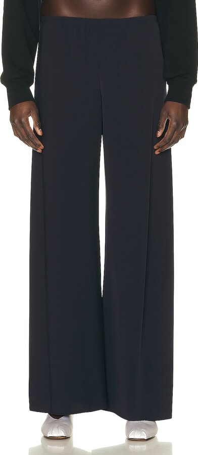 The Row Gala Pant in Navy - ShopStyle