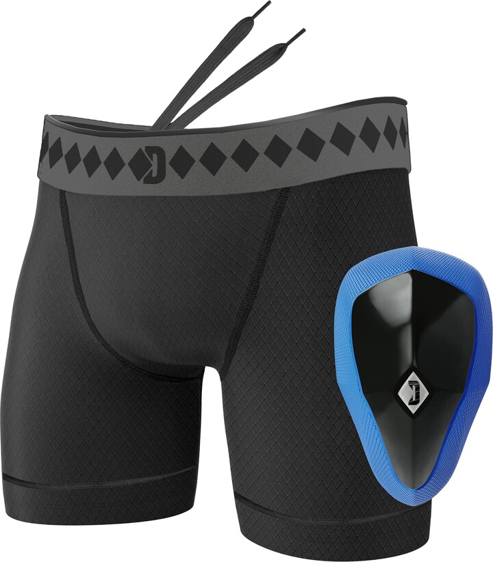 Diamond MMA Compression Performance Short with Built-in Jock Strap and ...