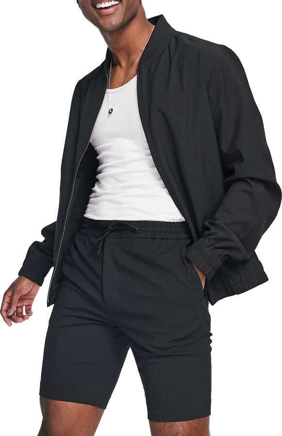 ASOS DESIGN Smart Bomber Jacket - ShopStyle