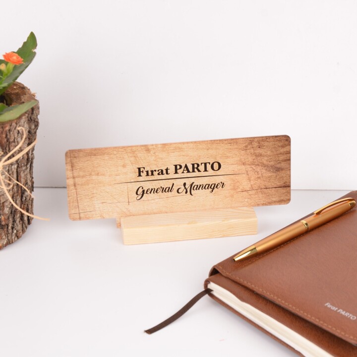 Etsy Custom Engraved Desk Sign, Executive Personalised Name Plate ...