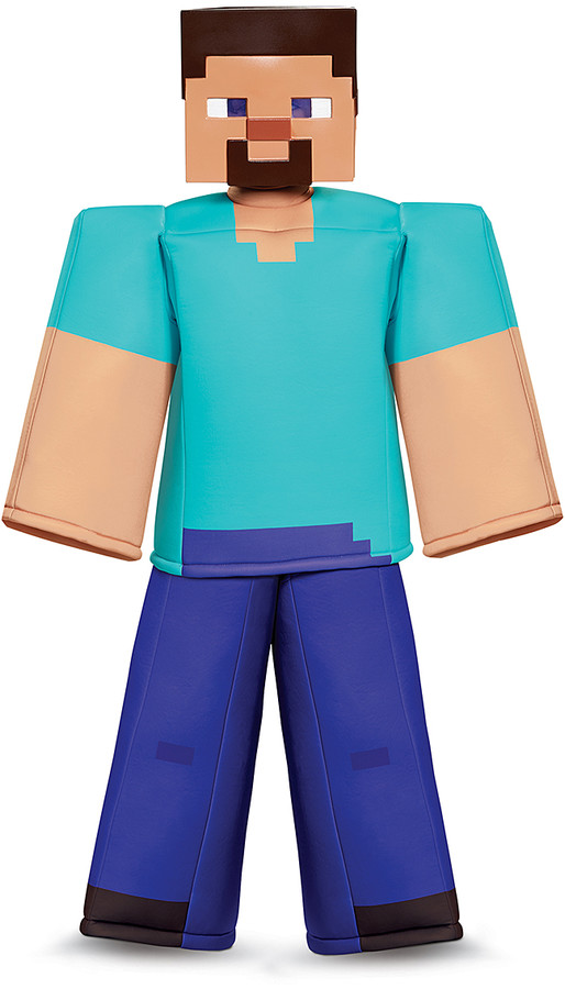 Disguise Boys' Costume Outfits - Minecraft Steve Prestige Dress-Up Set ...