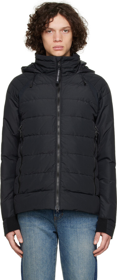 Canada Goose Black Hybridge Base Down Jacket - ShopStyle