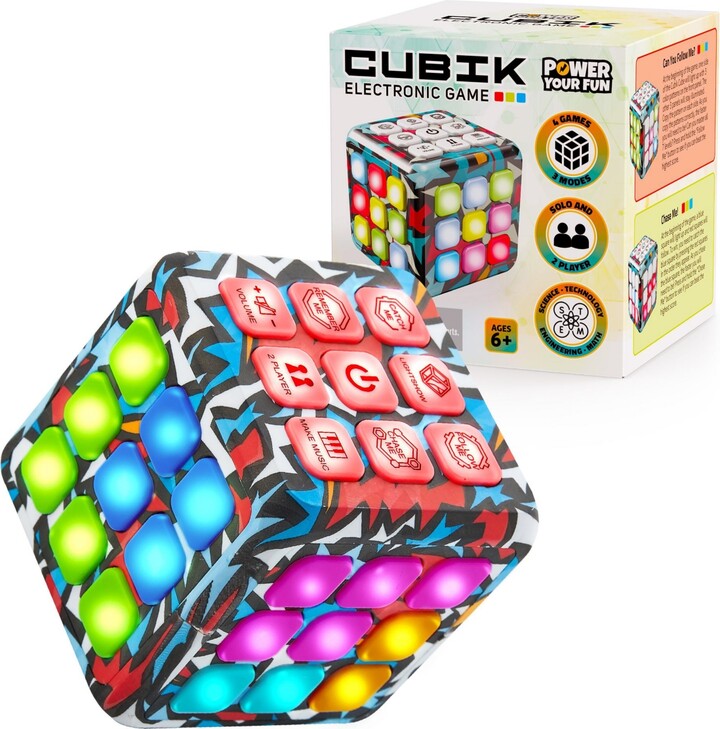 Power Your Fun Cubik Led Flashing Cube Memory Game - Action - ShopStyle