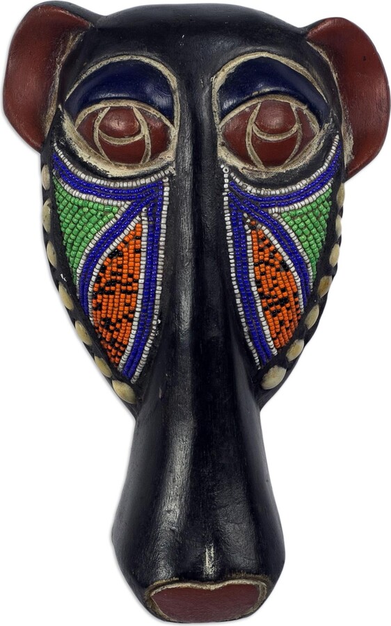 Novica Handmade African Dog African Wood Mask - ShopStyle Artwork
