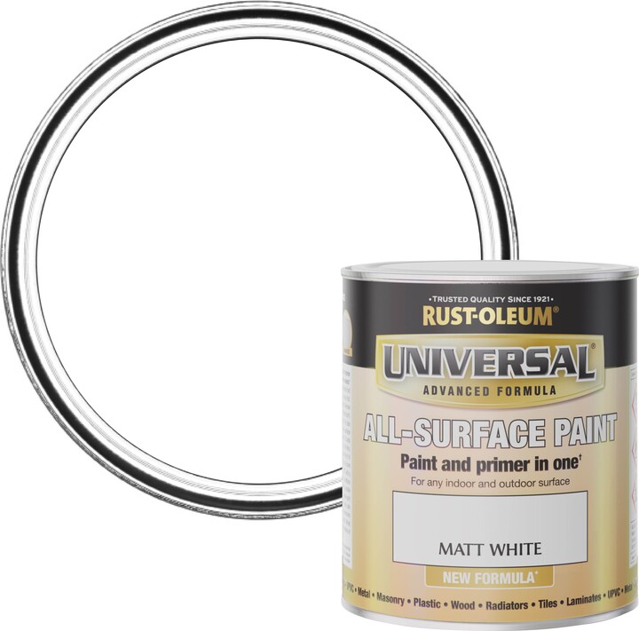Rust-Oleum White Matt Universal All-Surface Paint White - ShopStyle Artwork