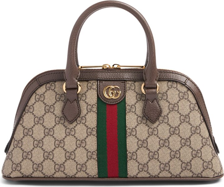 Gucci Small Ophidia canvas top handle bag - ShopStyle
