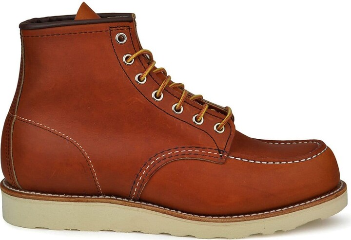 Red Wing Shoes 6-inch Classic Moc Boot Oro Legacy - ShopStyle