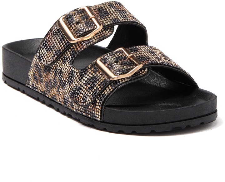Bebe Avon Embellished Slide Sandal - ShopStyle
