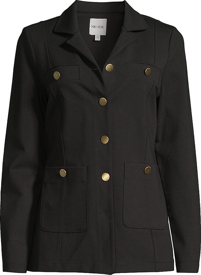 Nic+Zoe Ponte Knit Jacket - ShopStyle Blazers
