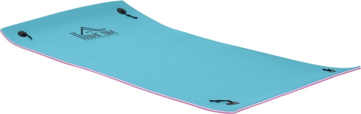 Homcom 10' x 5' Floating Water Mat, 3-Layer Swimming Pool Float ...