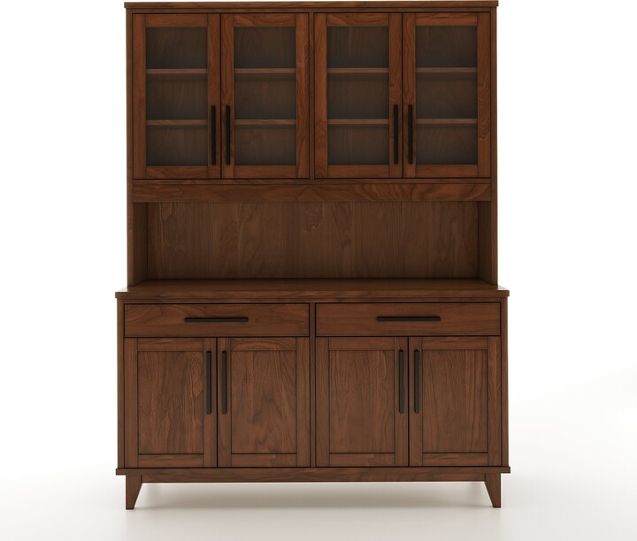 Etsy Handcrafted Wooden Buffet Table, Handmade Classic Country & Hutch ...