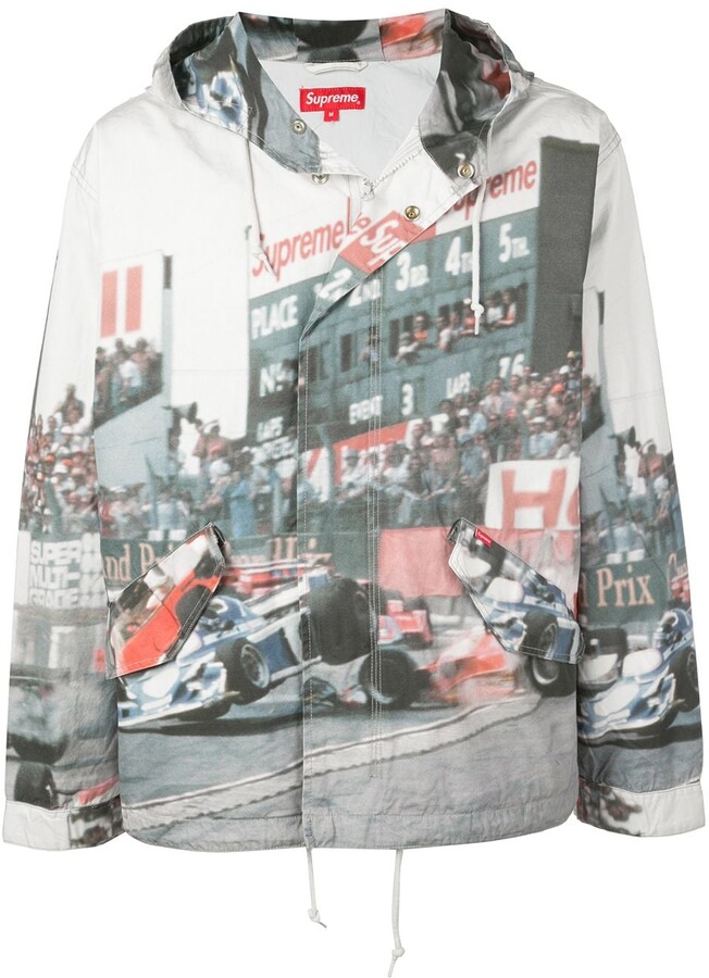 Supreme Racing Car Print Jacket - ShopStyle