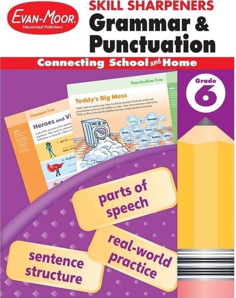 Skill Sharpeners: Grammar & Punctuation, Grade 6 Workbook - (Skill ...