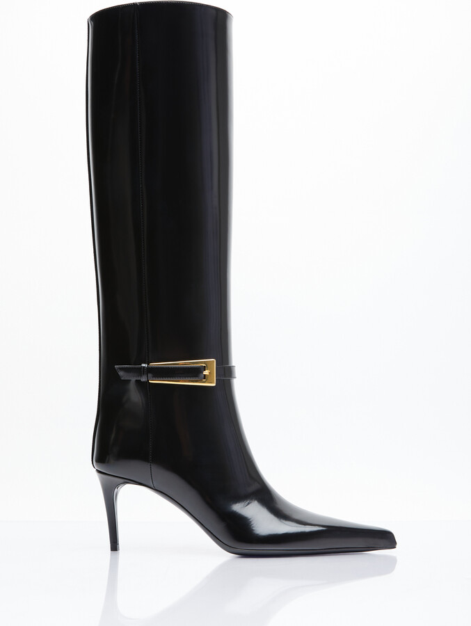 Saint Laurent Lee Boots - Woman Boots Black Eu - 41 - ShopStyle