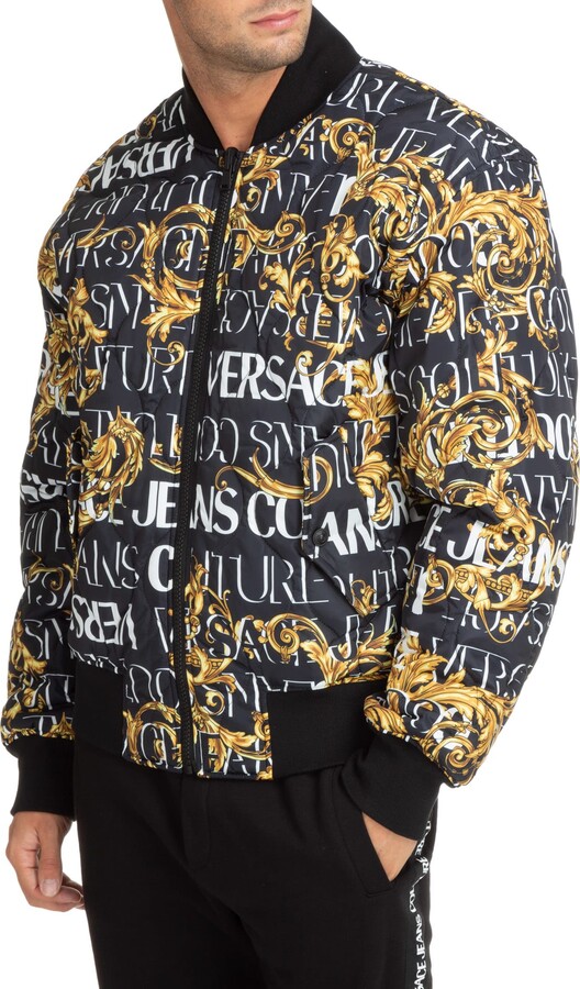 Versace Jeans Couture Logo Couture Bomber Jacket - ShopStyle