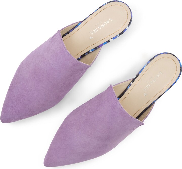 Laura See London - Rivoli Flats Lavender - ShopStyle