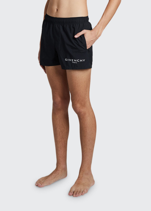 Givenchy Men's Logo Swim Shorts - ShopStyle