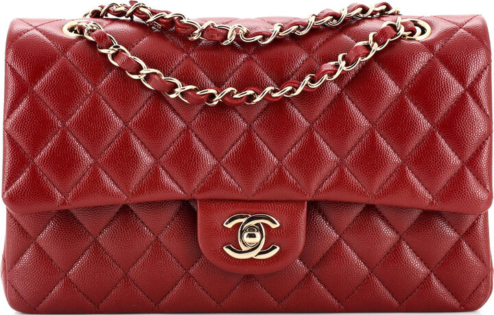 MODA ARCHIVE X REBAG Owned Chanel Medium Quilted Leather Classic Double ...