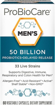 Probiocare Probiotic for Men - 50 Billion CFUs - Supports Digestive ...