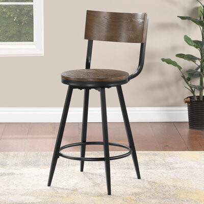 Trent Austin Design Rawley Swivel Solid Wood 26" Counter Stool - ShopStyle