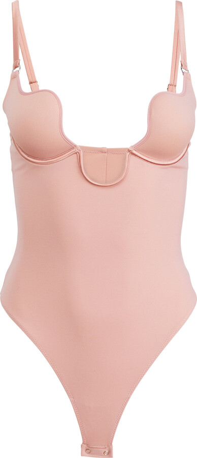 Fleur Du Mal x Galia Lahav Le Stretch Micro Plunge Bodysuit - ShopStyle ...