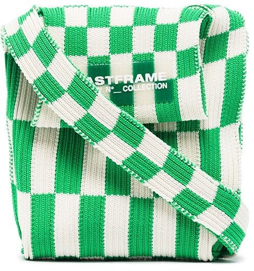 LASTFRAME mini Ichimatsu check-pattern shoulder bag - ShopStyle