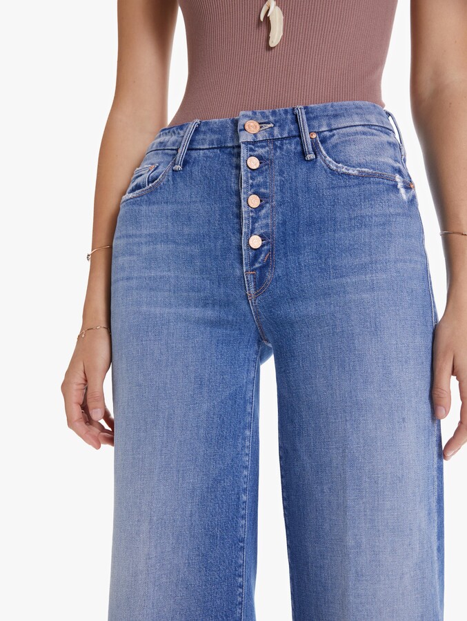 Mother The Pixie Roller Ankle Fray - Cut & Paste - ShopStyle Stretch Jeans