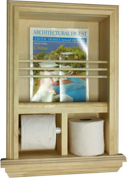 Timber Tree Cabinets Meridian Recessed Magazine Rack - ShopStyle Desks
