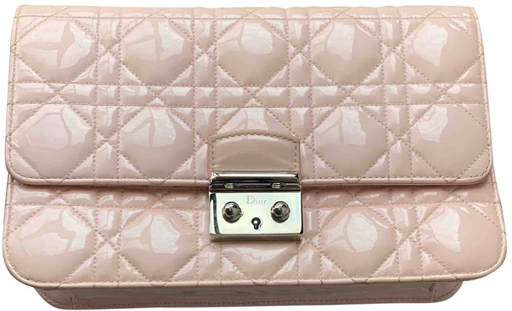 Christian Dior Miss Pink Patent leather Handbags - ShopStyle Bags
