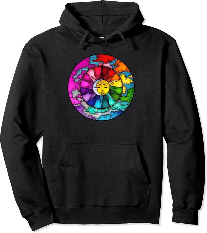 Cool Teacher gear Whimsical sun moon color wheel drawing for art ...