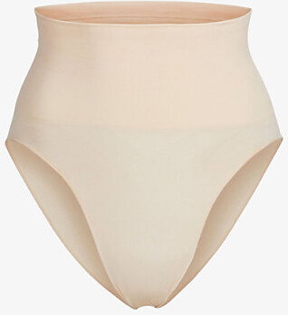 SKIMS Womens Sand Core Control High-rise Stretch-woven Briefs ...