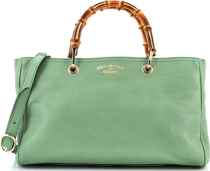 Gucci Bamboo Shopper Tote Leather Medium - ShopStyle