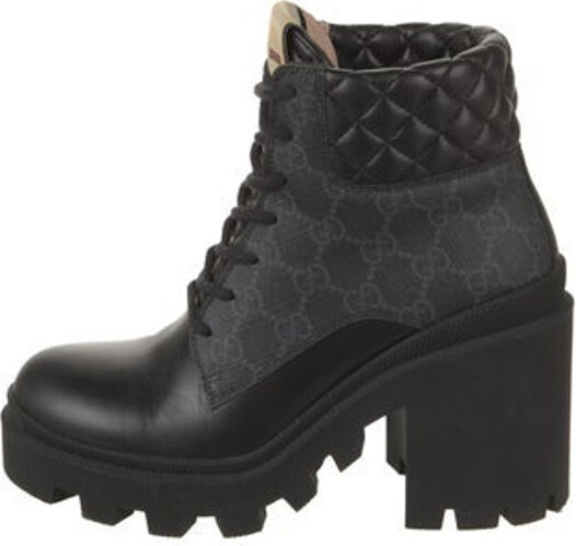 Gucci Combat Boots - ShopStyle