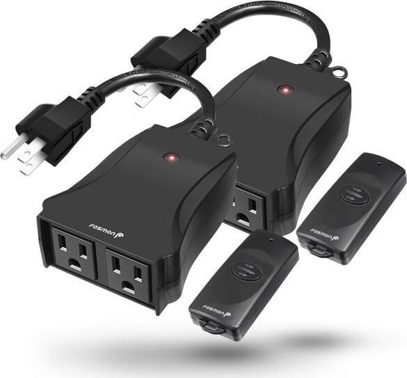 Fosmon WavePoint [ETL Listed] 2 Pack US Outlet Plug with Wireless ...