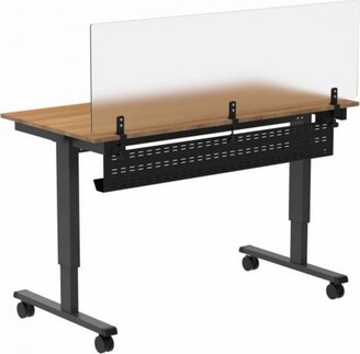 Stand Up Desk Store Under Desk Cable Management Tray Horizontal ...