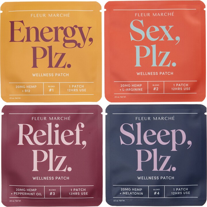 Fleur Marché Variety, Plz. Set of 4 CBD Wellness Patches - ShopStyle