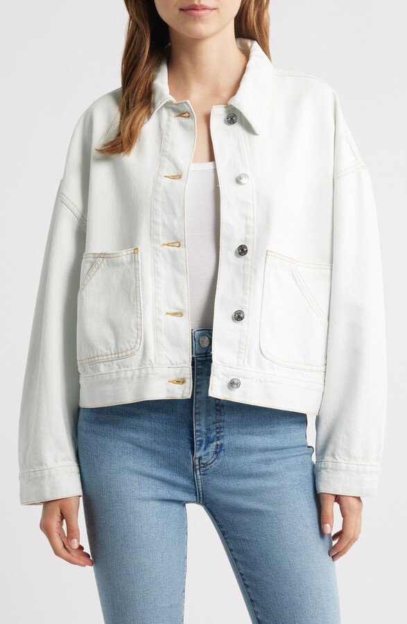 Frame The Boxy Field Denim Jacket - ShopStyle