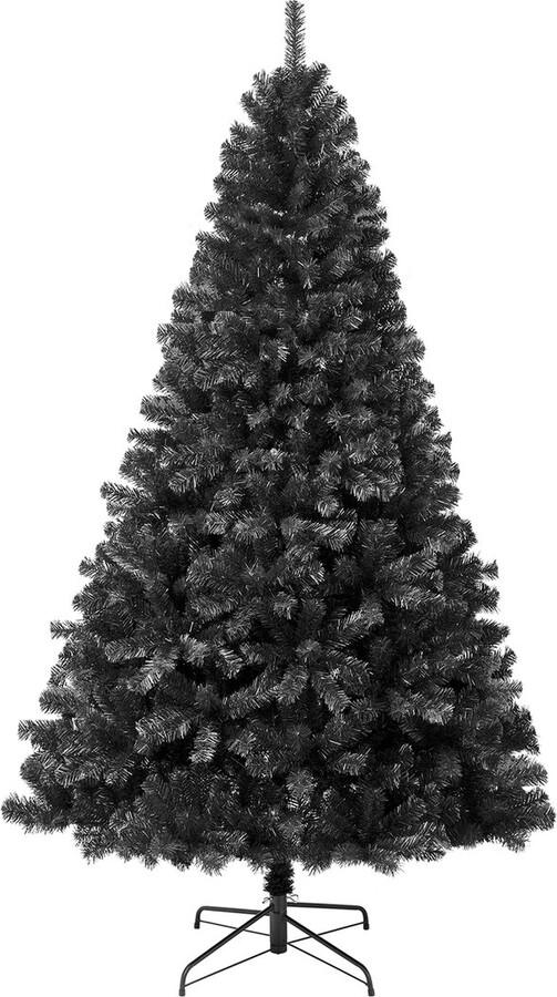 First Traditions 7.5Ft Color Pop Black Tree With Metal Star Base - ShopStyle