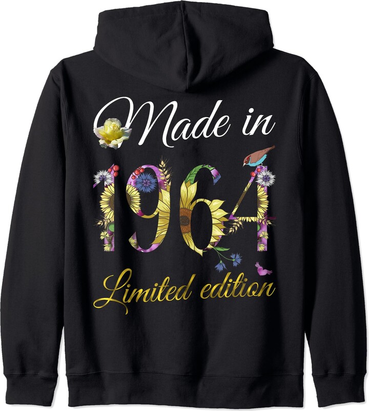 60th Birthday Vintage 1964 Gifts Tee by Alice Ron Made in 1964 Tee 60 ...