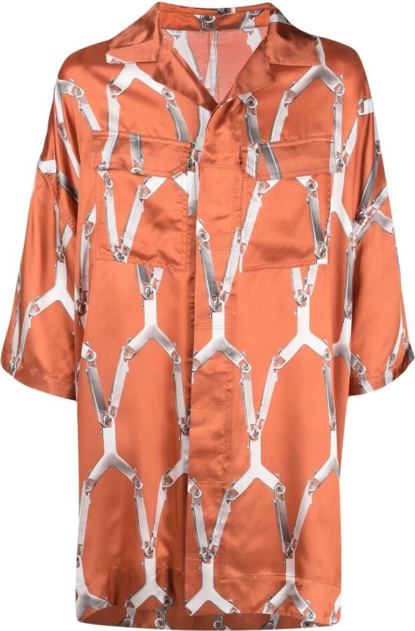 Rick Owens Magnum Tommy webbing graphic-print shirt - ShopStyle