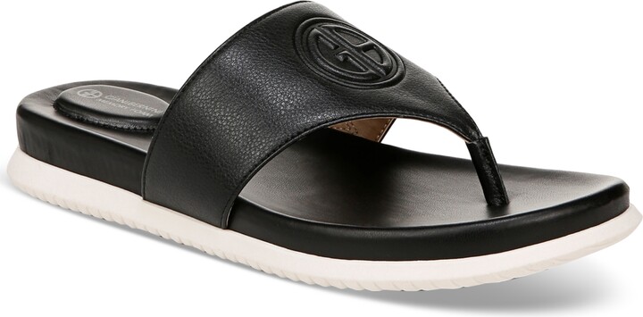 Giani Bernini Women's Cindey Memory Foam Sport Thong Flat Sandals ...