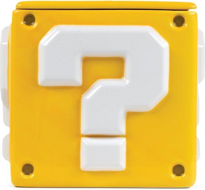 Super Mario Question Mark Decorative Jar - ShopStyle Food Storage ...
