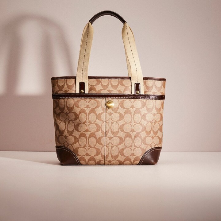 Coach Restored Small Tote In Signature Canvas - ShopStyle