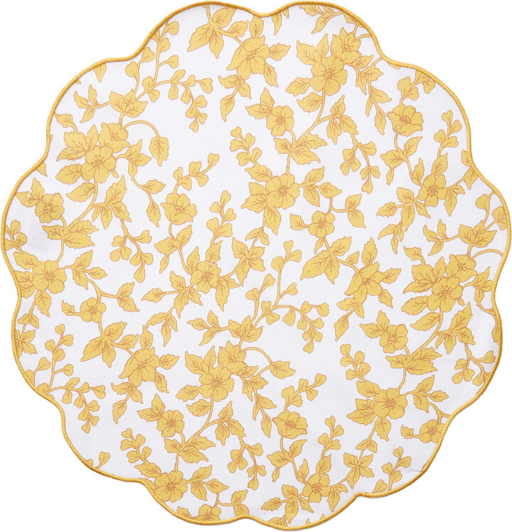 Moda Domus Set-of-Four Linen Round Placemats - ShopStyle