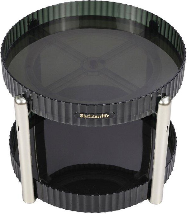 Living and Home Round Rotating Plastic Storage Organizer for Spices ...