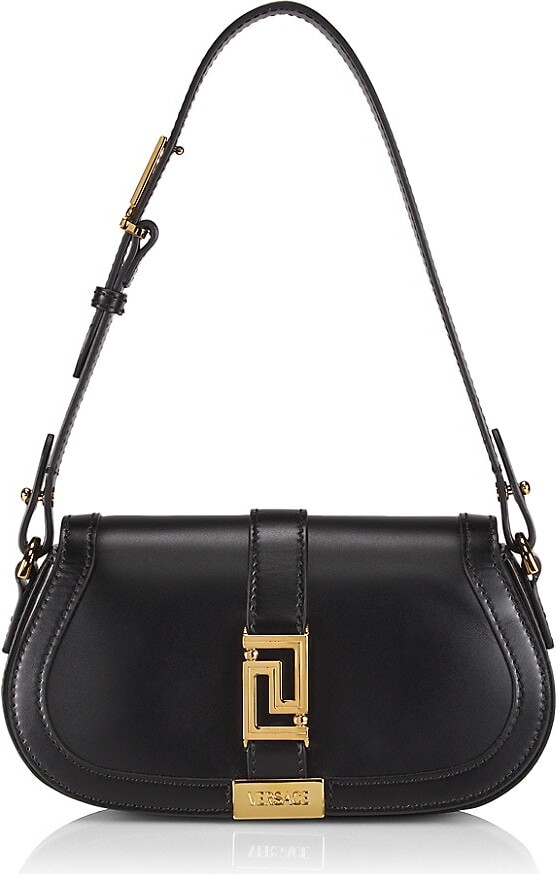 Versace Mini Greca Leather Shoulder Bag - ShopStyle